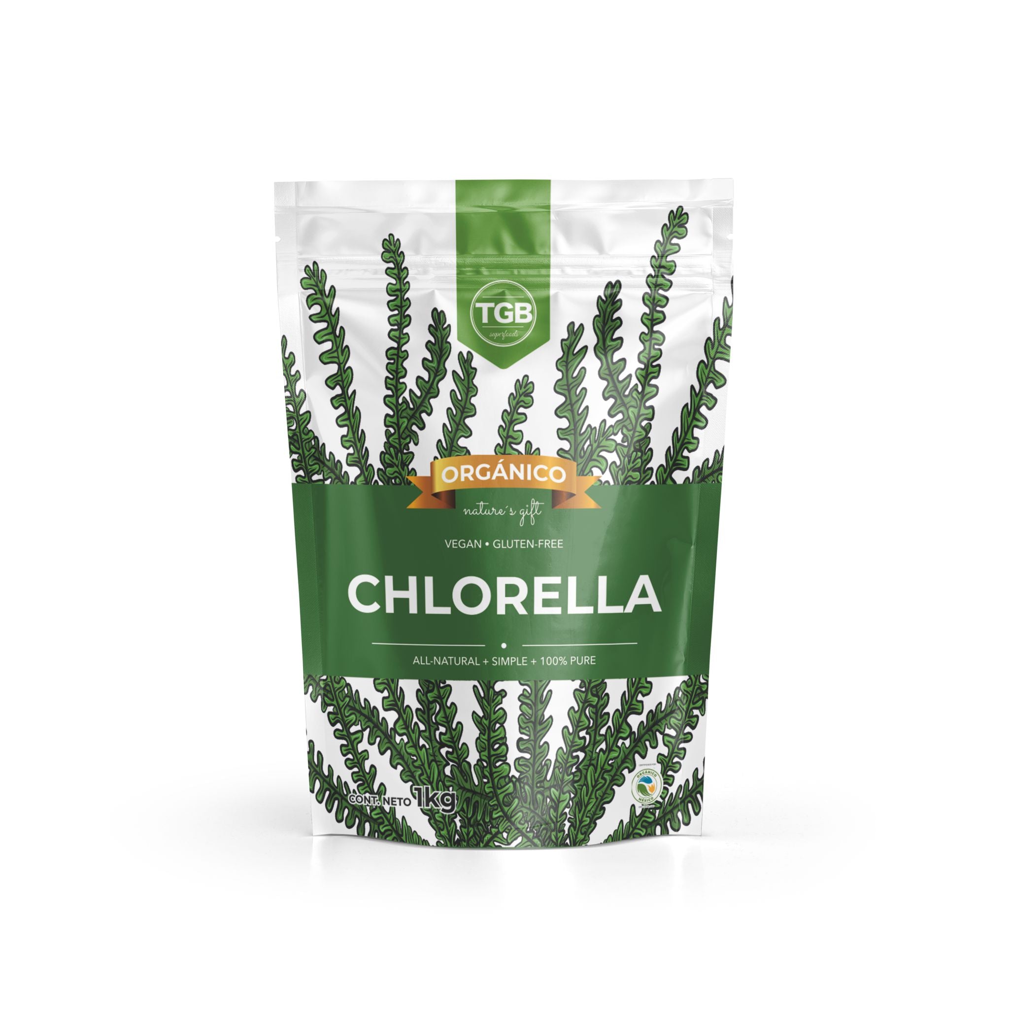 Chlorella en Polvo Superalimento Detox México | TGBFoods