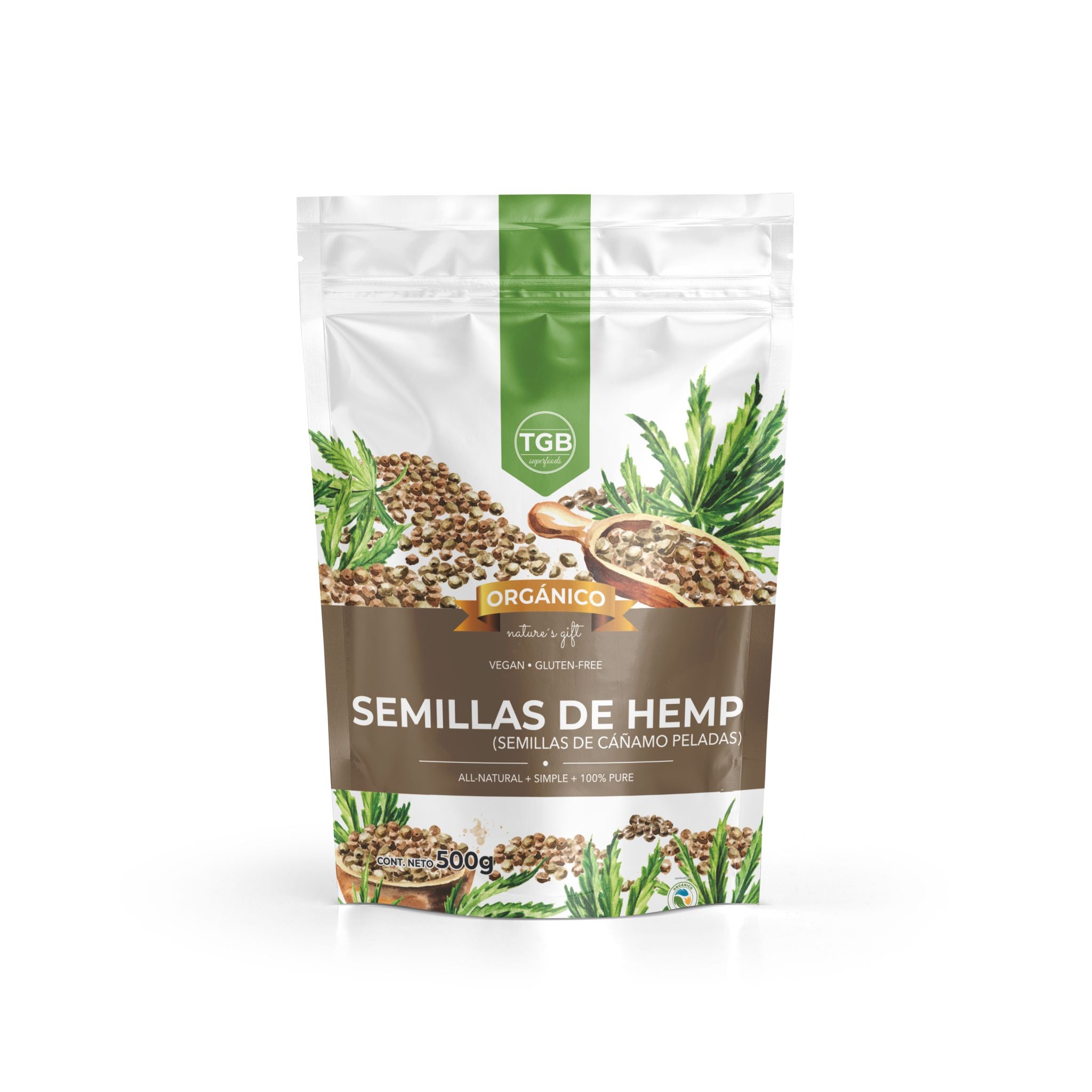 Semillas de Cáñamo (Hemp Hearts) - Proteína Completa – TGBFoods