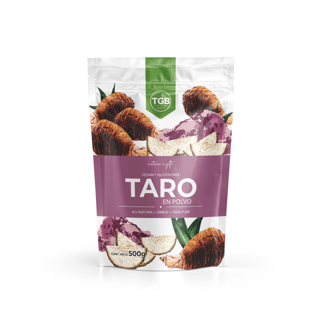 Taro en Polvo - Tubérculo Rico en Almidón Resistente – TGBFoods